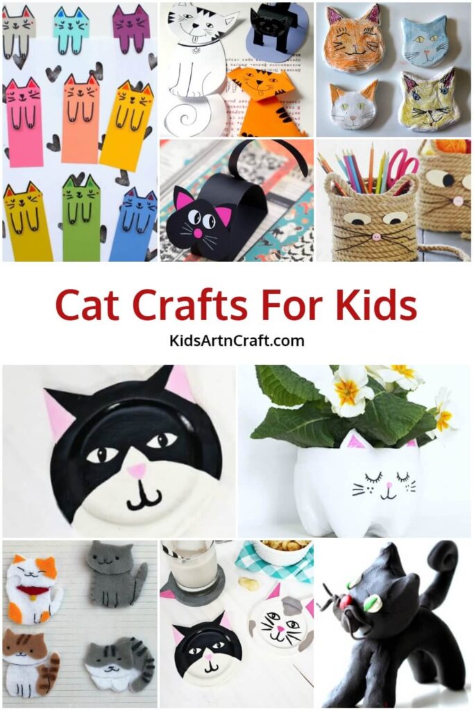 DIY Cat Crafts For Kids - Kids Art & Craft