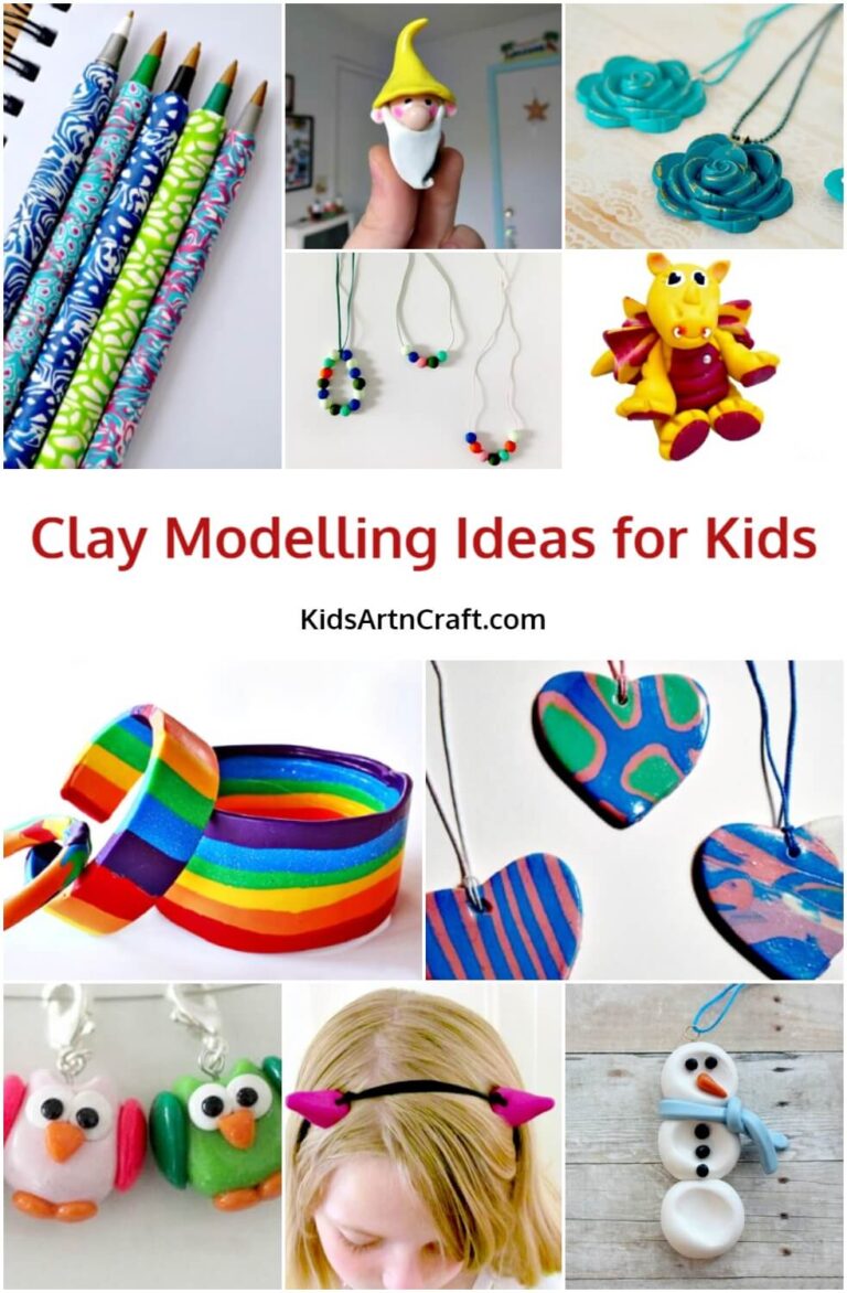 Clay Modelling Ideas for Kids - Kids Art & Craft