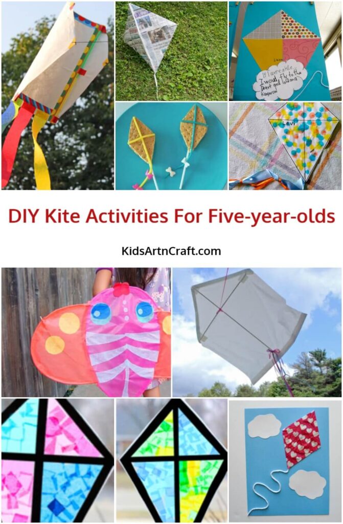DIY Kite Activities For Five-year-Olds - Kids Art & Craft
