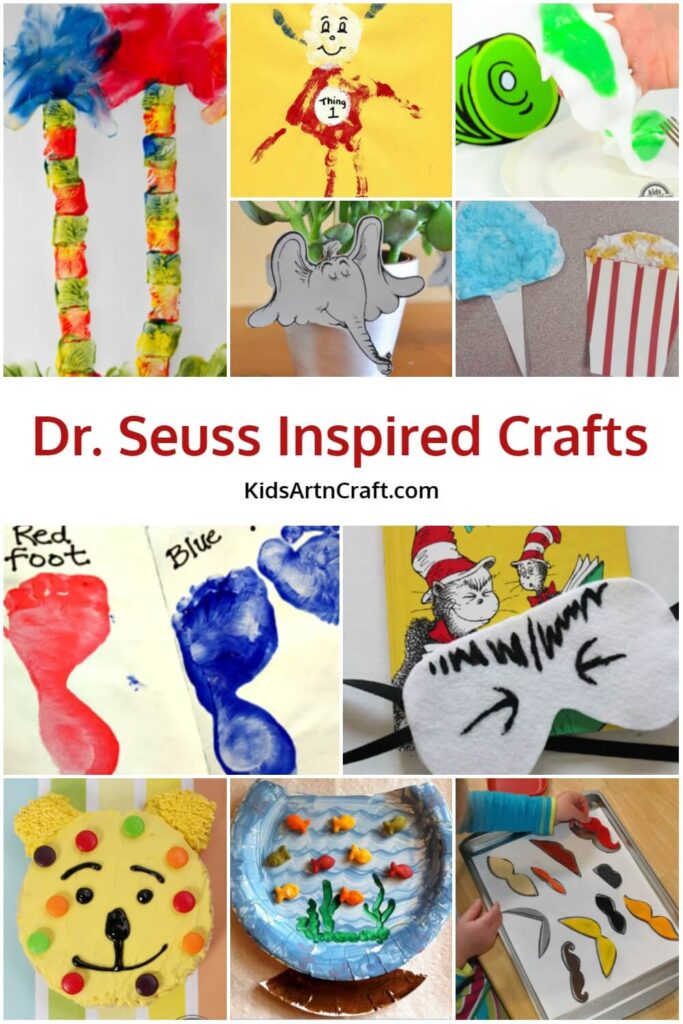Dr. Seuss Inspired Crafts For Preschoolers - Kids Art & Craft