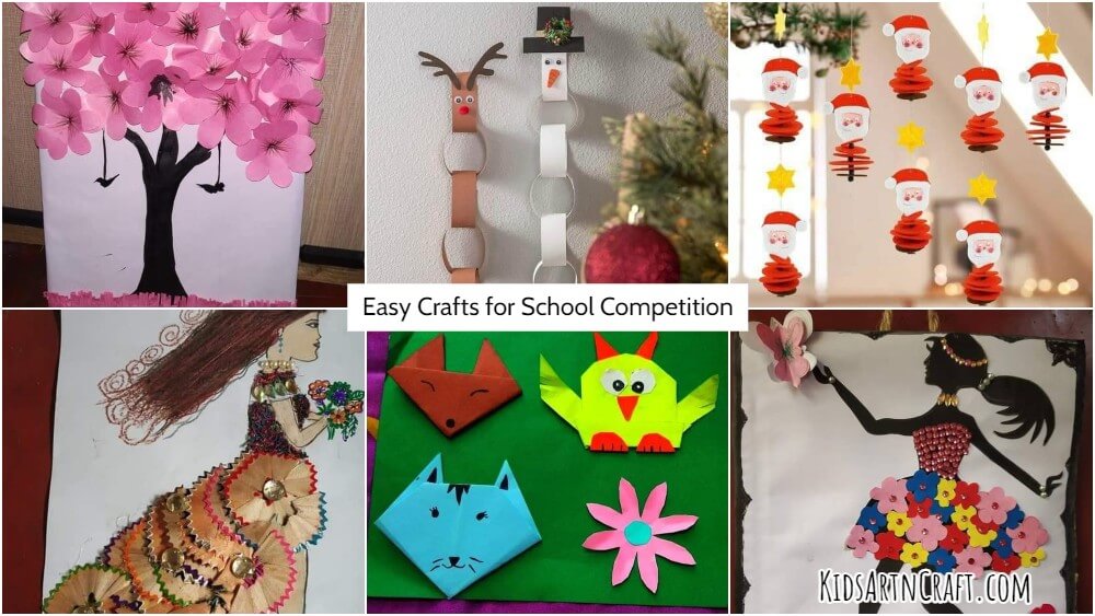 Easy Craft Ideas For School Competition Kids Art Craft Easy Craft Ideas For School Competition Kids Art Craft