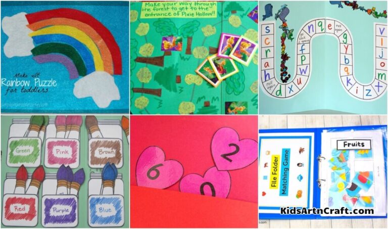 Easy To Make File Folder Games - Kids Art & Craft