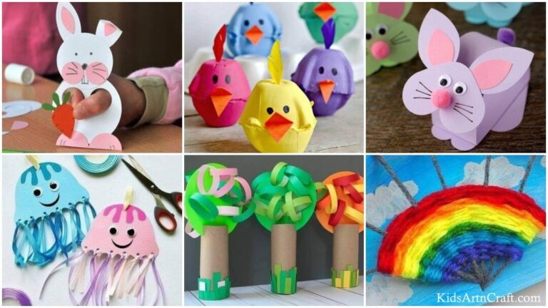Easy to Make Unique Paper Crafts for Kids - Kids Art & Craft