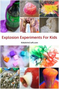 Explosion Experiments For Kids - Kids Art & Craft