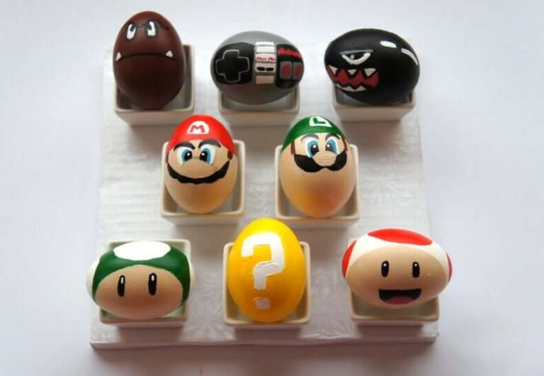 Fun Character Themed Easter Egg Designs - Kids Art & Craft