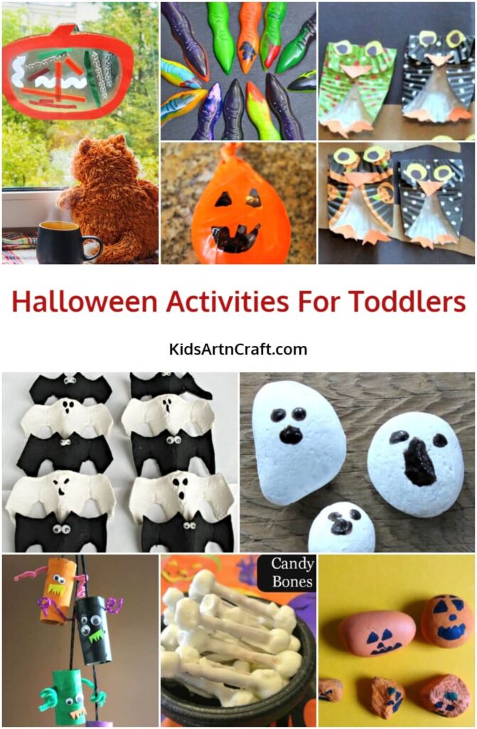 Halloween Activities For Toddlers - Kids Art & Craft