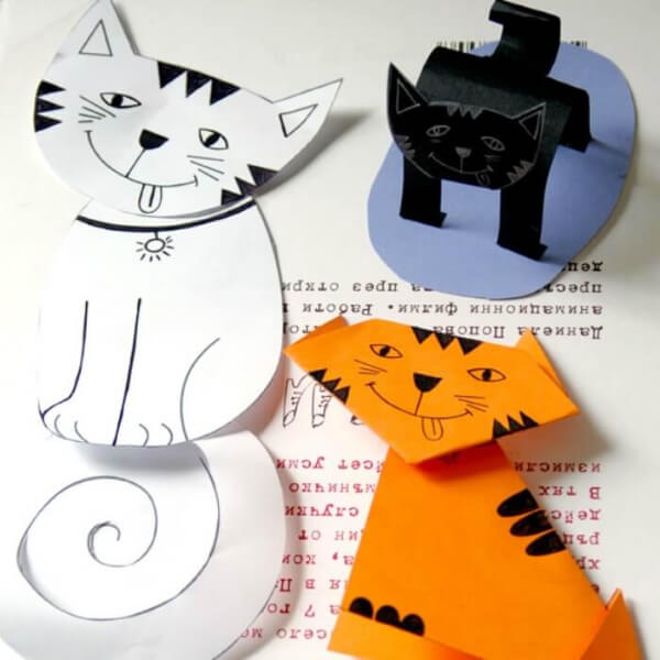 DIY Easy Cat Crafts For Kids - Kids Art & Craft