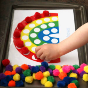 Pom Pom Activities For Toddlers - Kids Art & Craft