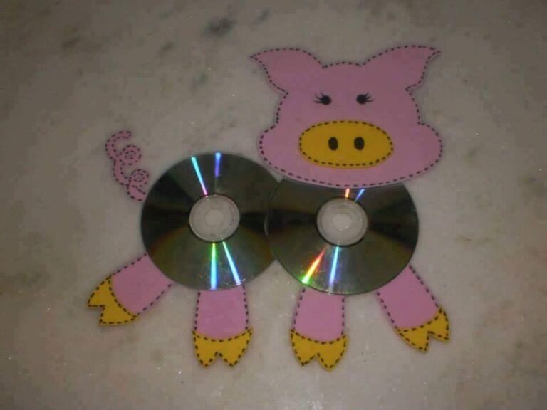 Recycled CD Kid Crafts - Kids Art & Craft
