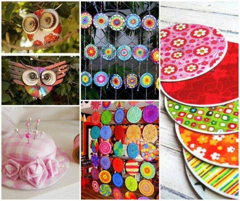 Recycled CD Kid Crafts - Kids Art & Craft