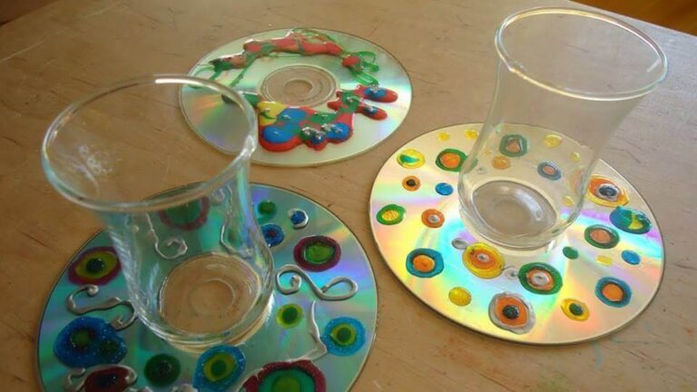 Recycled CD Kid Crafts - Kids Art & Craft