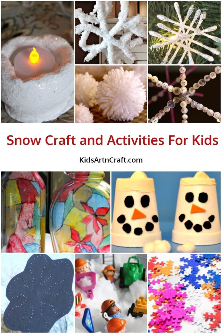 Snow Activities Ideas For Kids - Kids Art & Craft
