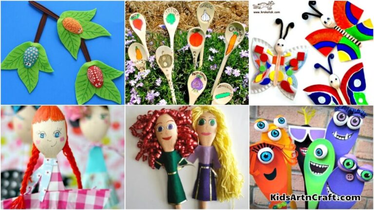 Simple Spoon Crafts for Kids - Kids Art & Craft