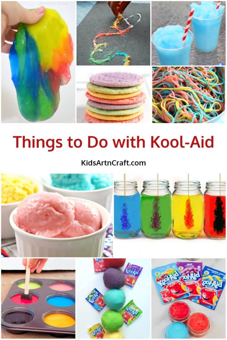Things to Do with Kool-Aid - Kids Art & Craft