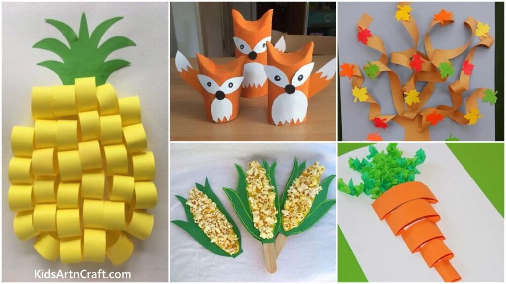 Cute 3D Paper Craft Ideas for Kids - Kids Art & Craft