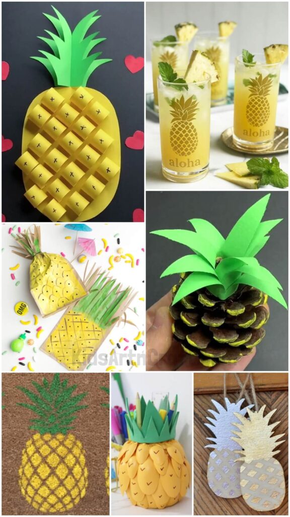 Pineapple Crafts & Activities for Kids - Kids Art & Craft