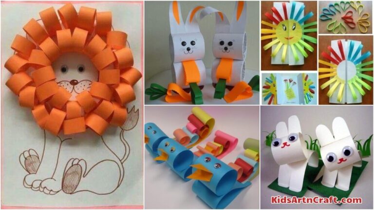 Animal Recycle Paper Craft Ideas for Kids - Kids Art & Craft