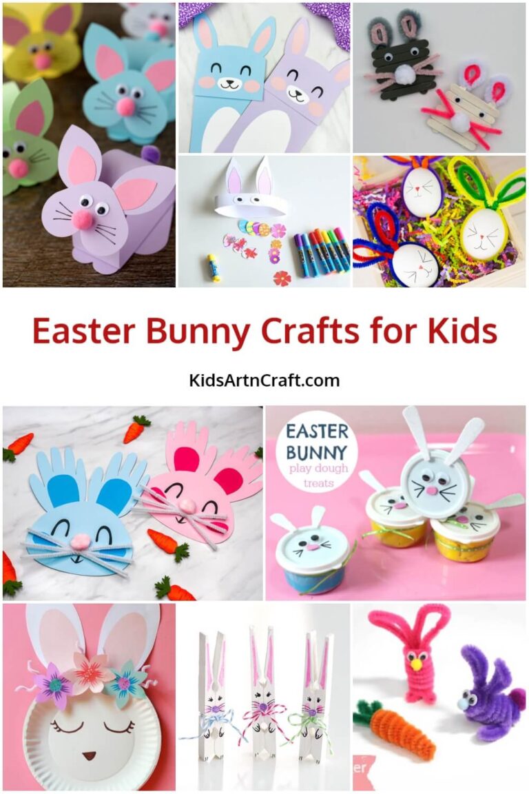 Easter Bunny Crafts for Kids - Kids Art & Craft