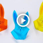 How to Make Paper Rabbit - Step by Step Instructions - Kids Art & Craft