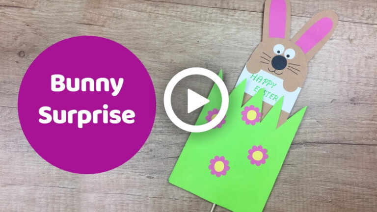 How to Make an Easter Bunny Gift Card - Kids Art & Craft