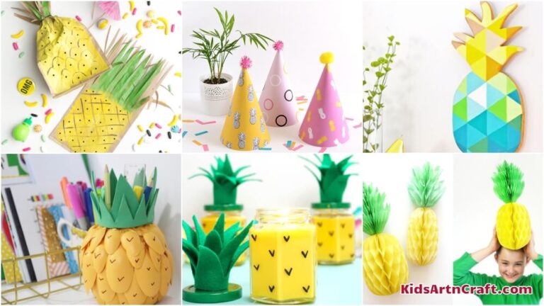 Pineapple Crafts & Activities for Kids - Kids Art & Craft