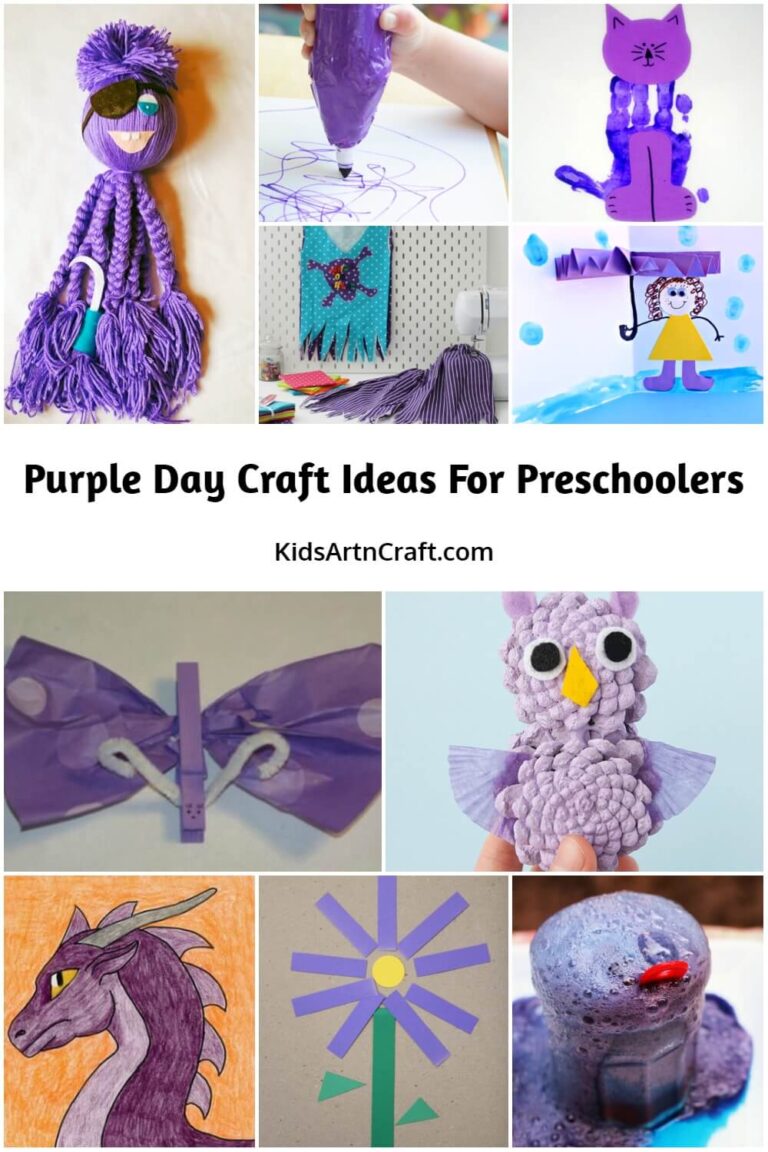 Purple Day Craft Ideas for Preschoolers - Kids Art & Craft