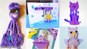 Purple Day Craft Ideas for Preschoolers - Kids Art & Craft
