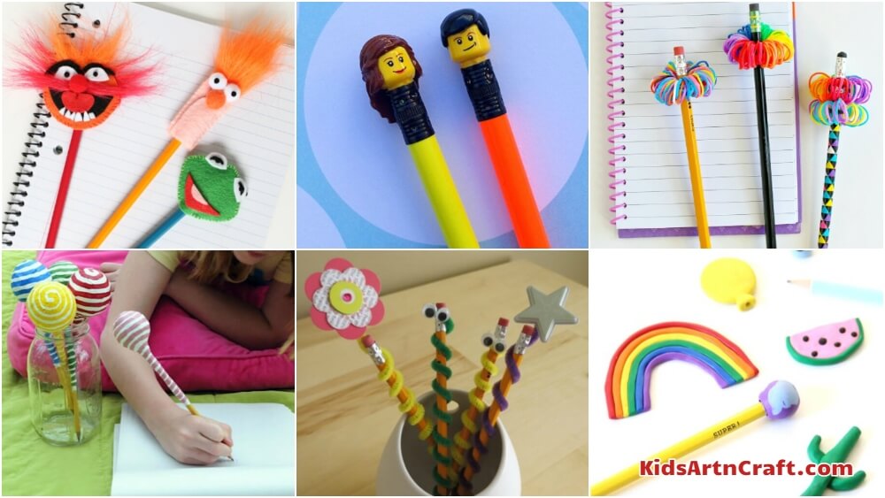 Pencil Toppers For Kids - Kids Art & Craft