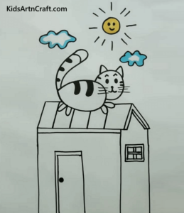 Colorful Home Drawings for Kids - Kids Art & Craft