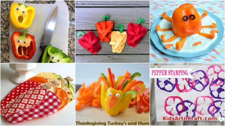 Bell Pepper Crafts & Activities for Kids - Kids Art & Craft