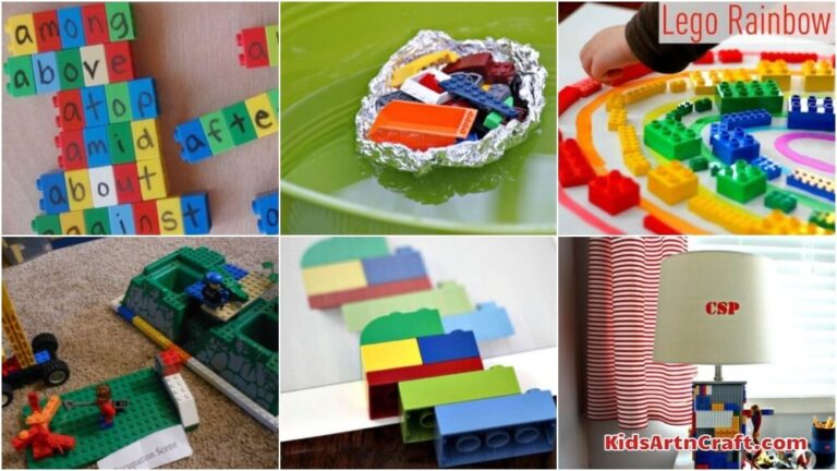 Creative Ways To Use Legos - Kids Art & Craft
