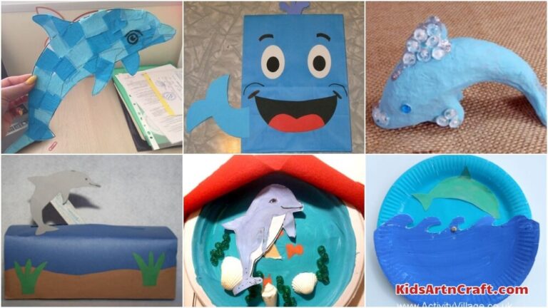Dolphin Crafts & Activities for Kids - Kids Art & Craft