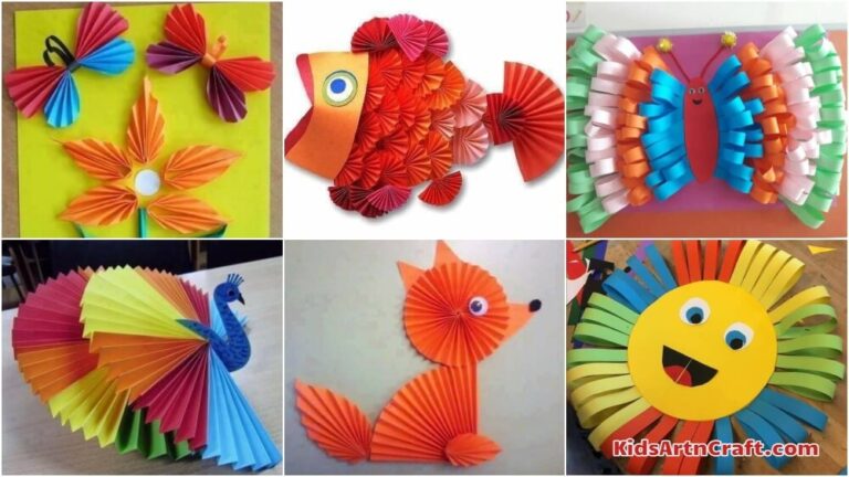 Easy Animal Paper Craft Ideas for Kids - Kids Art & Craft