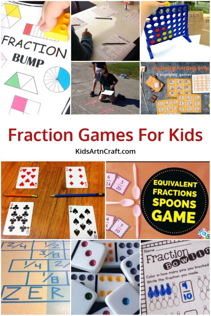 Fraction Games For Kids - Kids Art & Craft