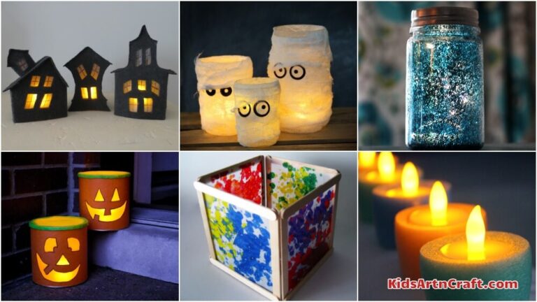 Lovely Luminaries Ideas for Kids - Kids Art & Craft
