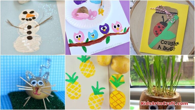 Potato Art & Craft Ideas for Kids - Kids Art & Craft