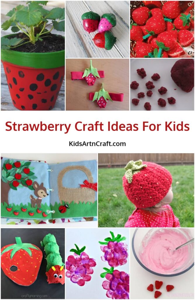 Strawberry Craft Ideas For Kids - Kids Art & Craft