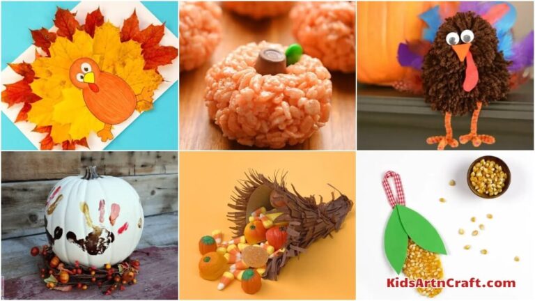 Thanksgiving Crafts & Activities for Kids - Kids Art & Craft