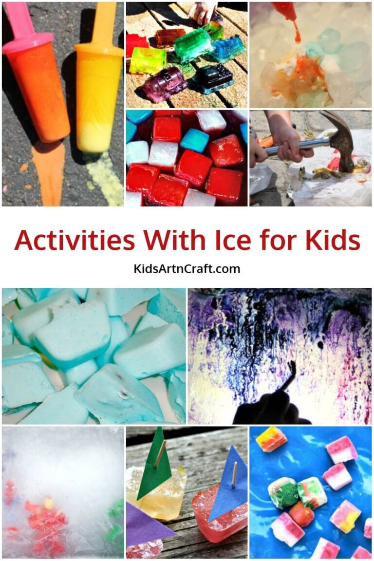 Activities With Ice for Kids - Kids Art & Craft
