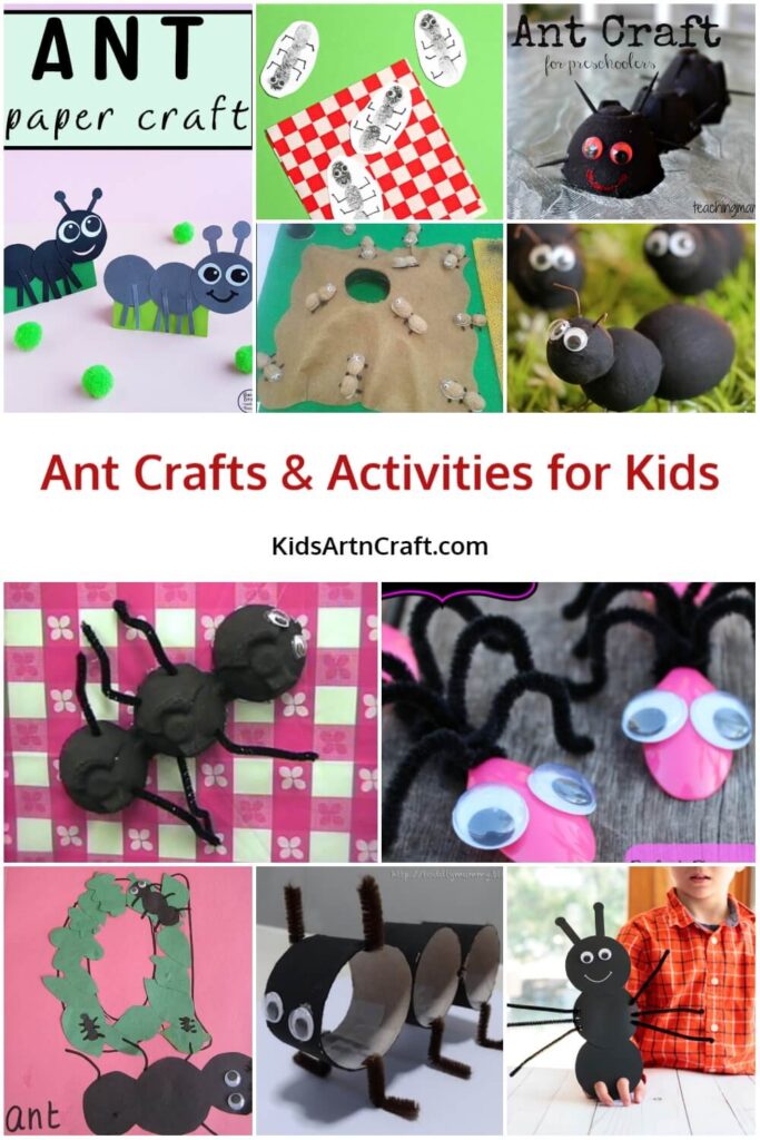 Ant Crafts & Activities for Kids - Kids Art & Craft