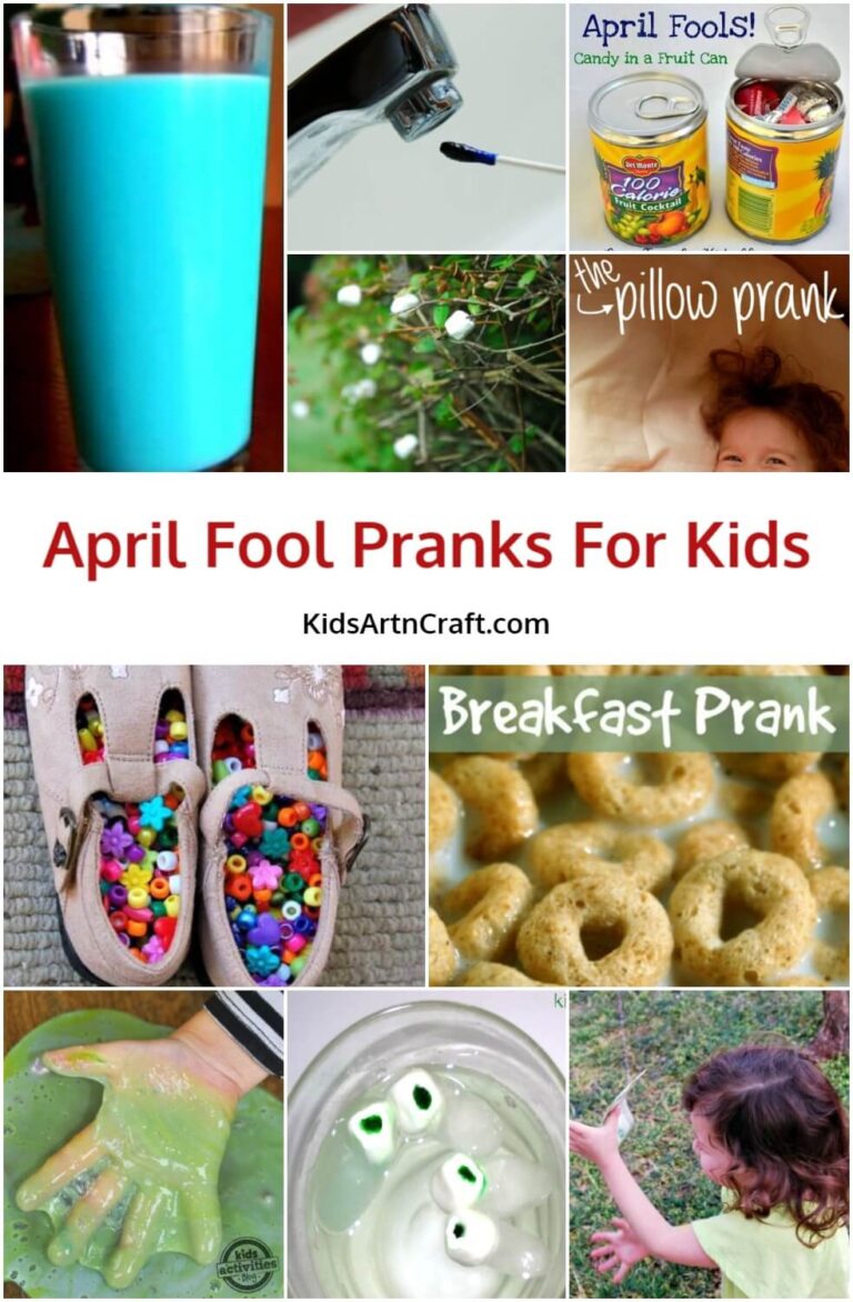 April Fool Pranks For Kids To Play - Kids Art & Craft