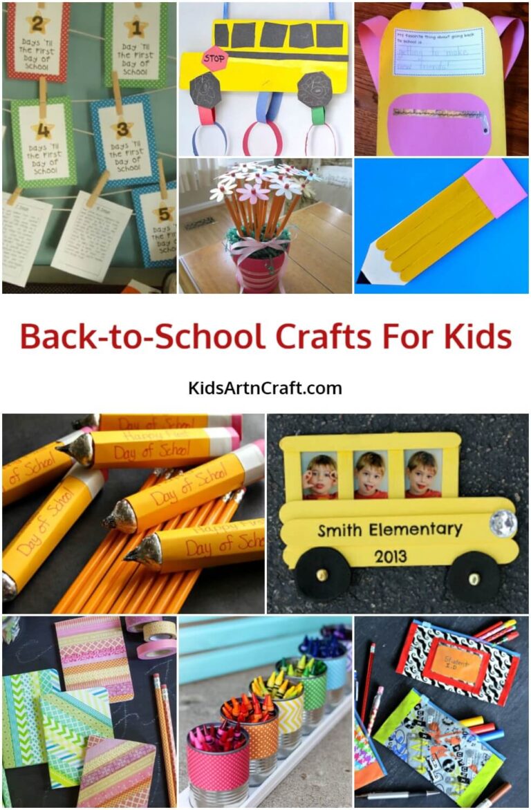 Back-to-School Crafts For Kids - Kids Art & Craft