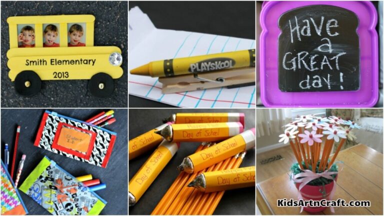 Back-to-School Crafts For Kids - Kids Art & Craft