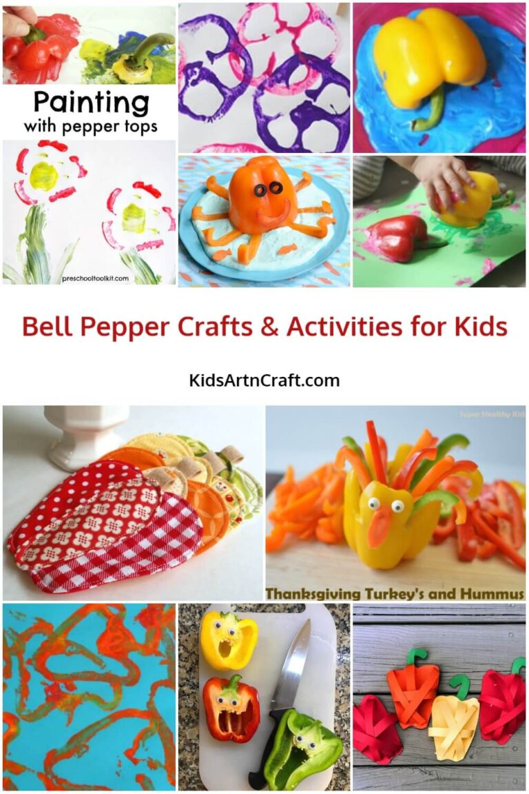 Bell Pepper Crafts & Activities for Kids - Kids Art & Craft