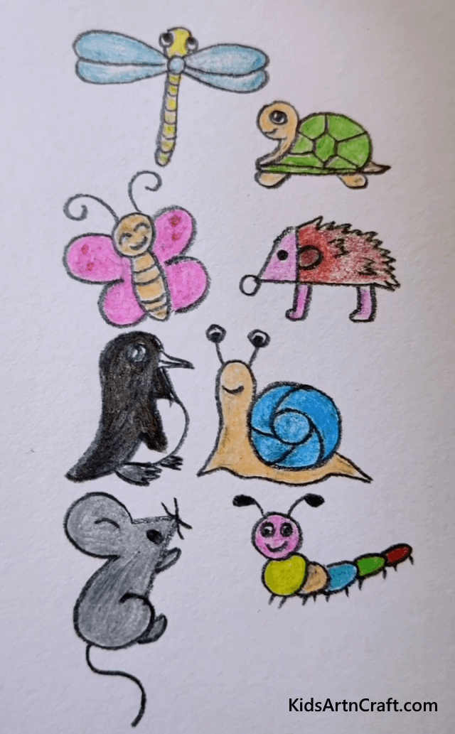 Simple Drawing Ideas For Kids - Kids Art & Craft