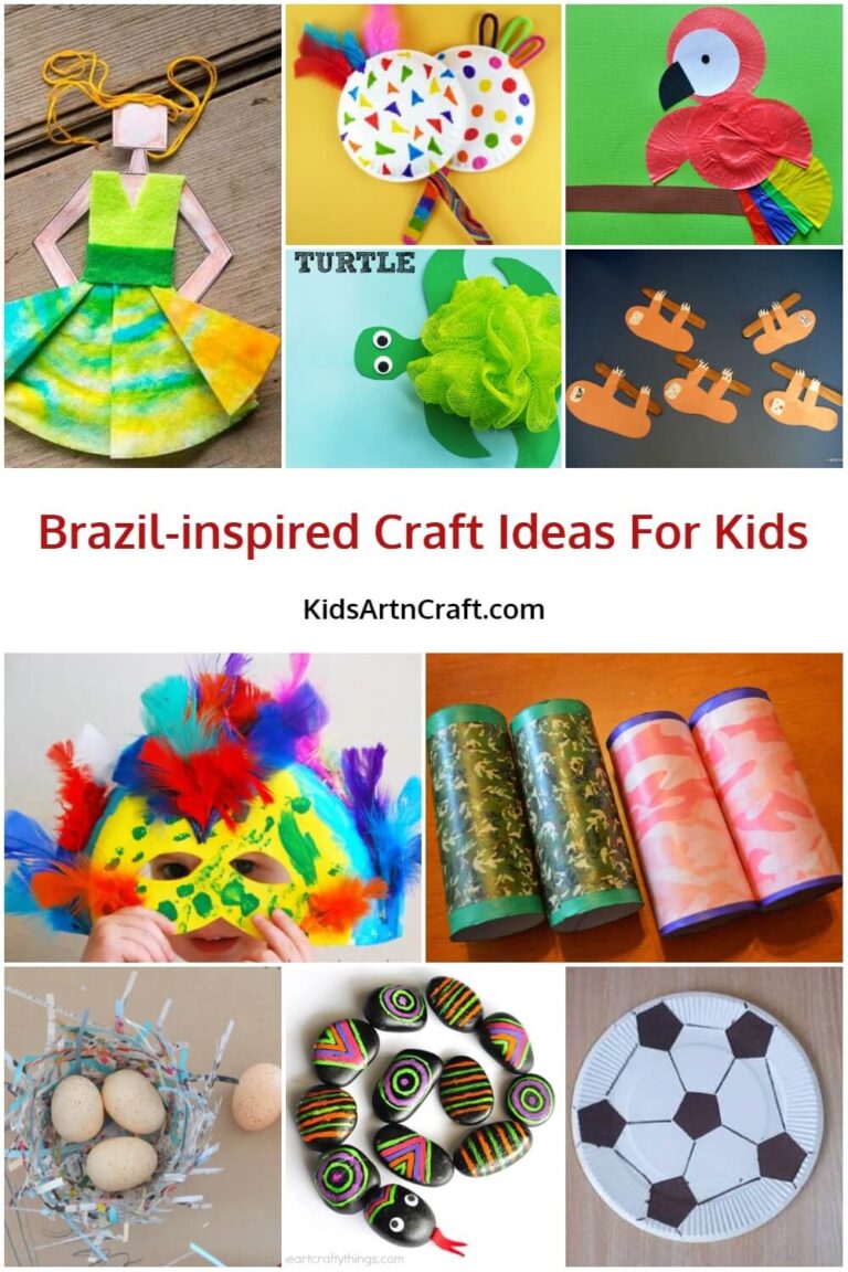 Brazil-inspired Craft Ideas For Kids - Kids Art & Craft