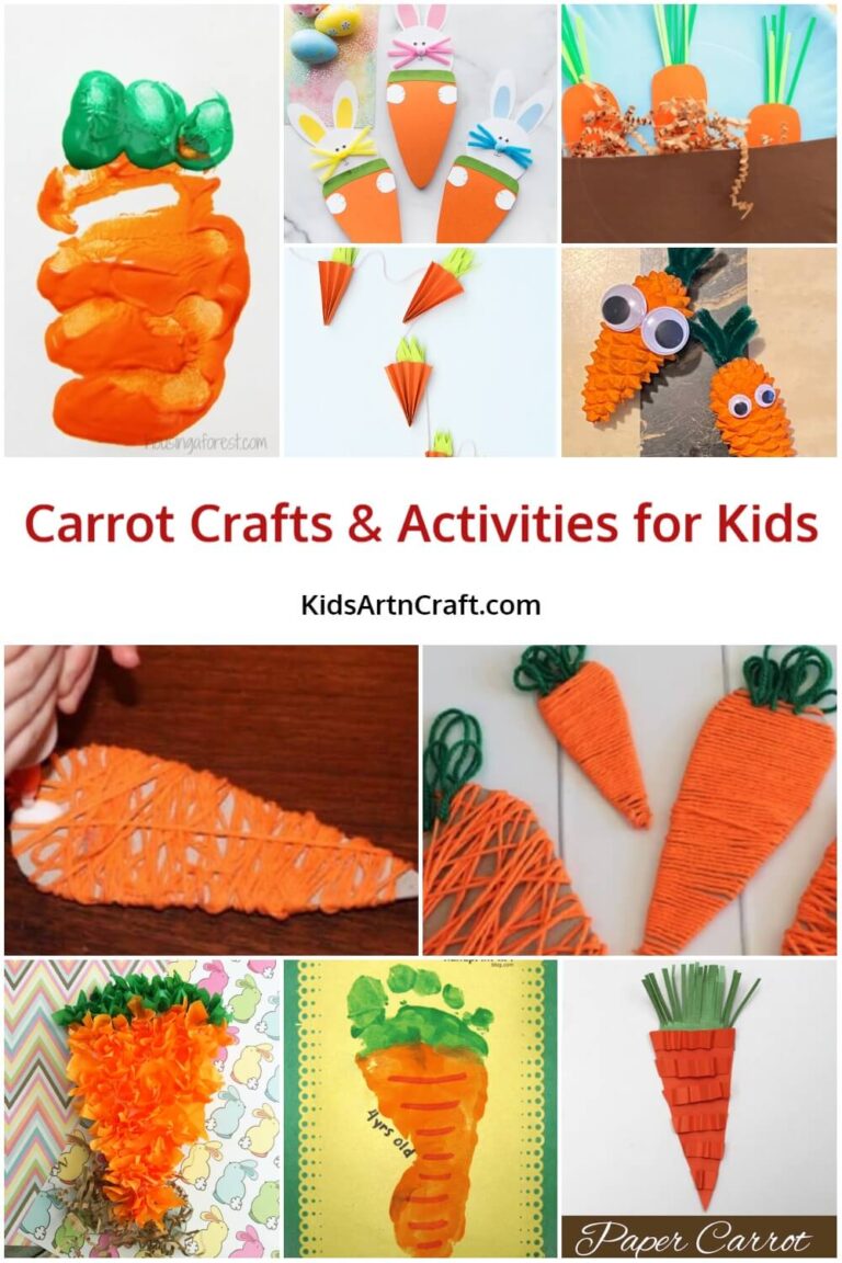 Carrot Crafts & Activities for Kids - Kids Art & Craft