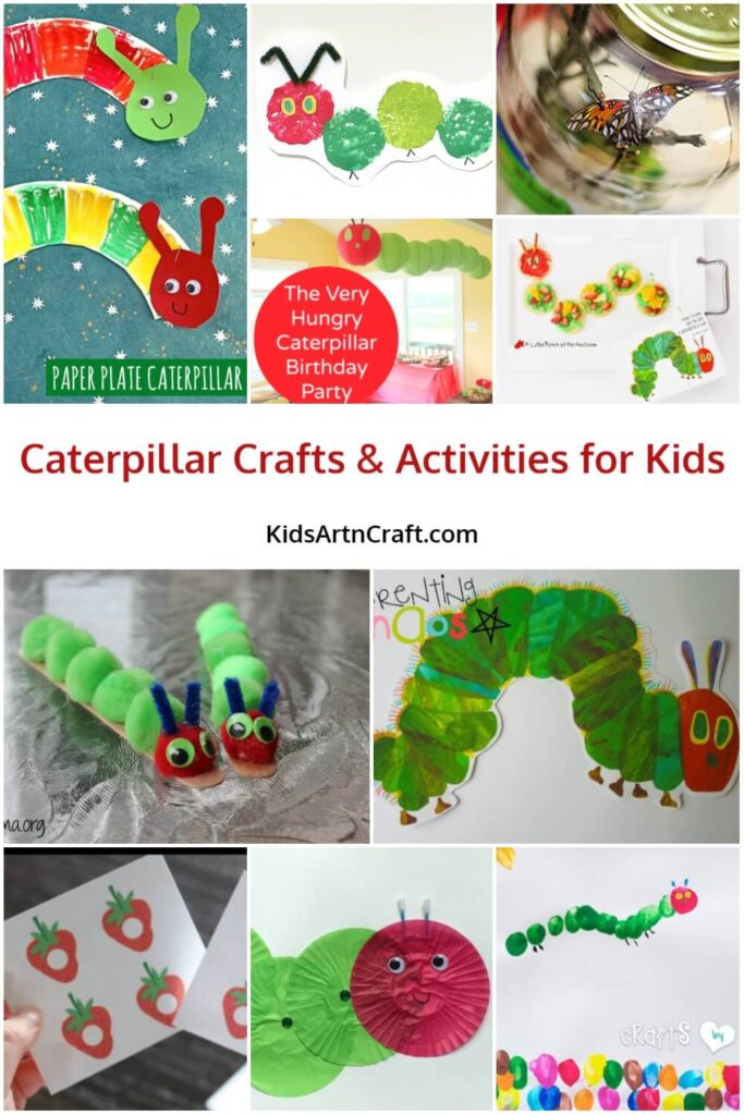 Caterpillar Crafts & Activities for Kids - Kids Art & Craft