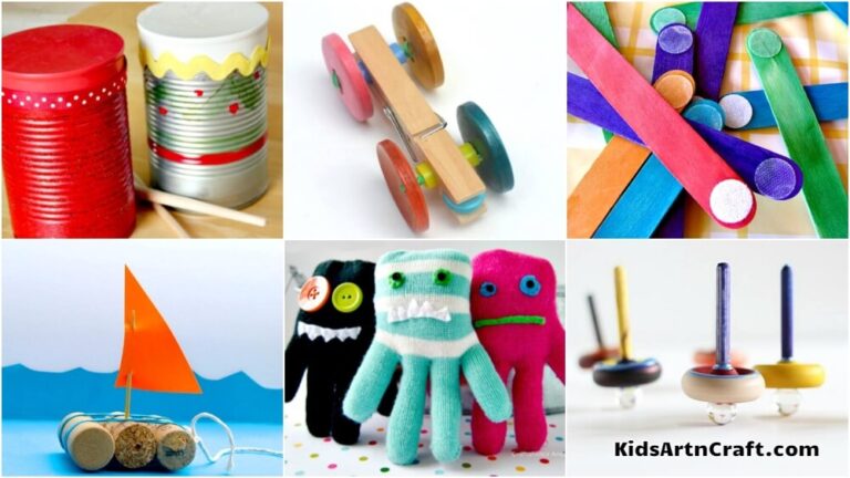Cool DIY Toys To Make For Kids - Kids Art & Craft
