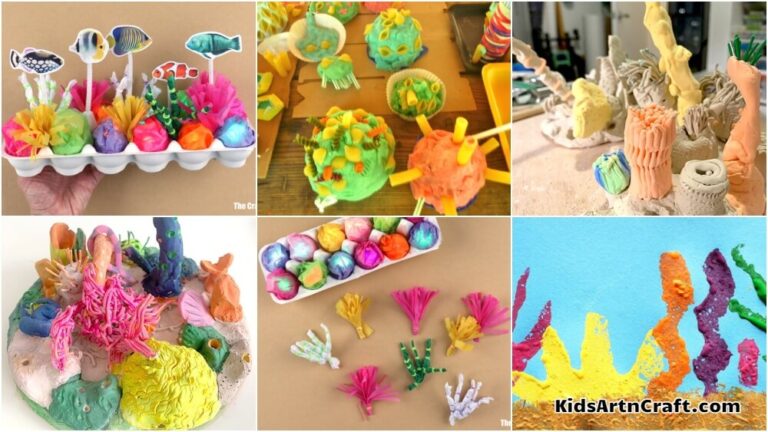 Coral Craft Ideas & Activities for Kids - Kids Art & Craft